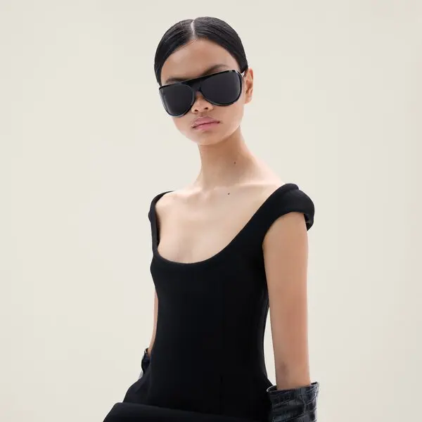 Buy Miu Miu Enigme Sunglasses - Slate Gray Lenses At 20% Off